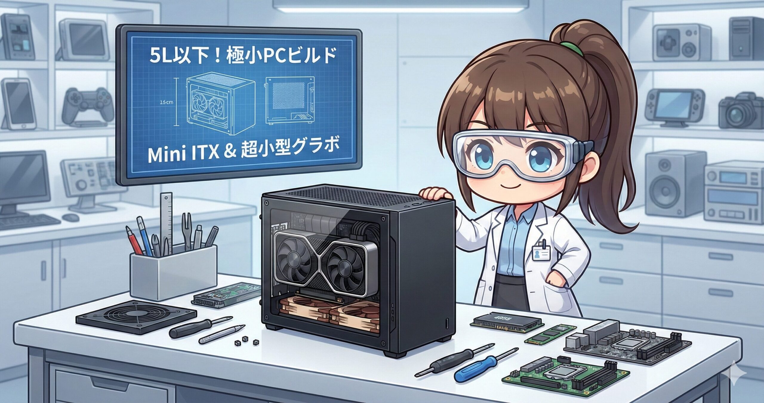 5L以下！mini itxケースと超小型グラボで作る極小PC | LeanPower Lab